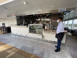 Fotoreportage cruiseschip Rotterdam: Restaurants en eetgelegenheden